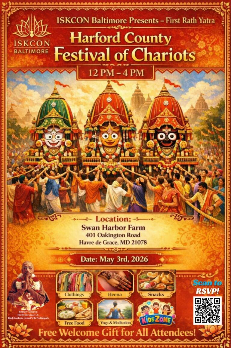 Harford County Festival of Chariots (Rath Yatra 2026) – May 3, 2026 ...